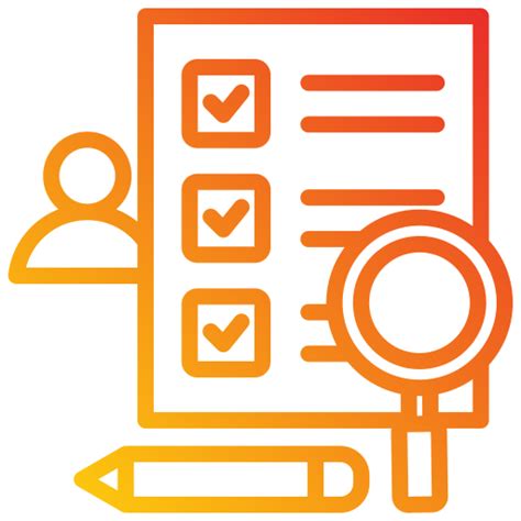 Census Generic Gradient Outline Icon