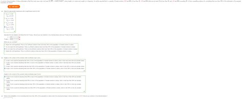 Solved Calculate The Test Statistic And Determine The Chegg