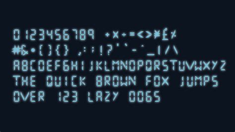 Digital Numbers Font › Fontesk