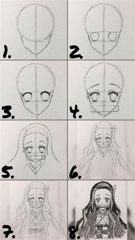 Nezuko Kamado 🌺 Kurşunkalem çizim Rehberleri Çizim Çizim Fikirleri