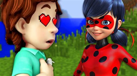 ДИМ ДИМЫЧ ЛЮБИТ ЛЕДИ БАГ В МАЙНКРАФТ НОВЫЕ ФИКСИКИ Minecraft ЛЮБОВЬ Youtube