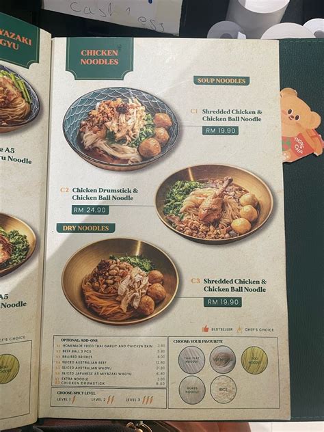 Thong Bowl Sri Petaling Menu Authentic Thai And Myanmar Cuisine