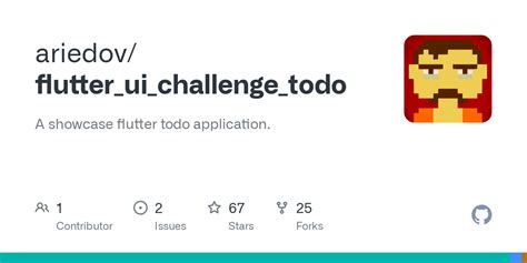 Github Ariedovflutteruichallengetodo A Showcase Flutter Todo