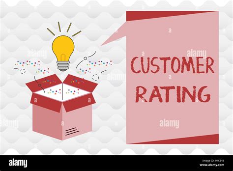 Handwriting Text Customer Rating Concept Meaning Each Point Of The