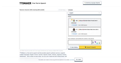 Ttsmaker Ai Tool For Text To Speech