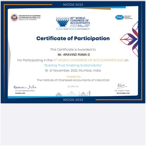 Dasari Aravind Rama On Linkedin Great Experience Wcoa 2022