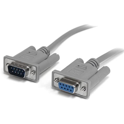 Startech Com Com Serial Null Modem CableDB 9 F DB 9 F 10 FtDB 9 FemaleDB 9 Male10ft SCNM9FM