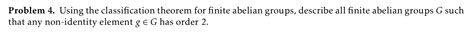 Solved Problem Using The Classification Theorem For Chegg