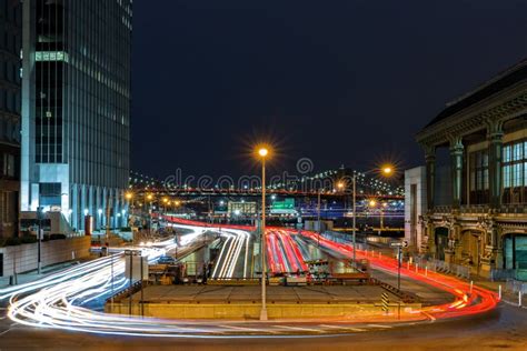 Rush Hour Traffic On The Fdr Drive Stock Image Image Of Downtown