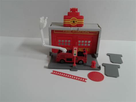 Vintage Matchbox Fire Station Mini Travel Fold N Go Playset Etsy