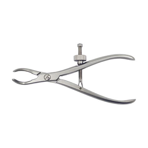 Bone Holding Forceps With Serrated Jaws Spinlock