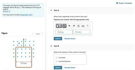 solved review constants the loop in the figure is being
