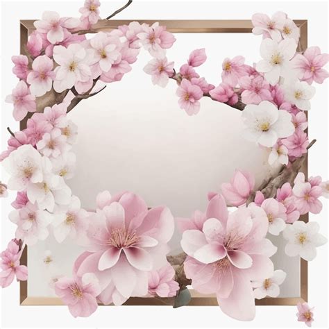 Premium Vector Abstract Flower Pattern Frame For Element Design