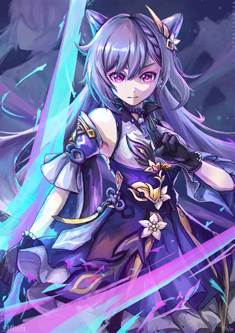 Keqing Fanart Behance
