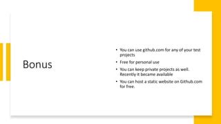Learn Git For Beginners And Intermediate Levels PPT