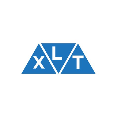 Lxt Abstract Initial Logo Design On White Background Lxt Creative