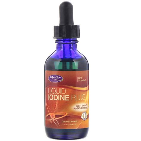 Life-flo Liquid Iodine Plus with Potassium Iodide 59ml - Ezyleaf Nutrition