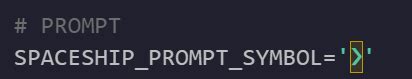 Unable To Set SPACESHIP PROMPT SYMBOL In Zshrc Issue Spaceship Prompt Spaceship