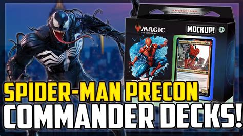 Spider Man Precon Commander Decks Colors Commanders And More Predicted Magic The Gathering