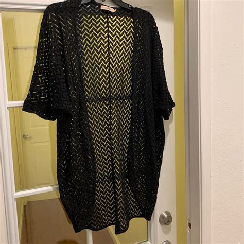 elodie other kimono with chevron cutout poshmark