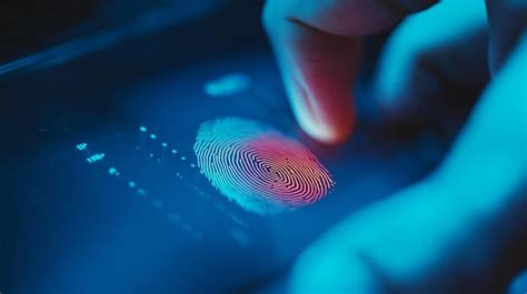 23 000 Man Using Fingerprint Scanner Pictures
