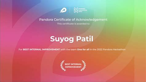 suyog patil on linkedin happy to win the best internal improvement