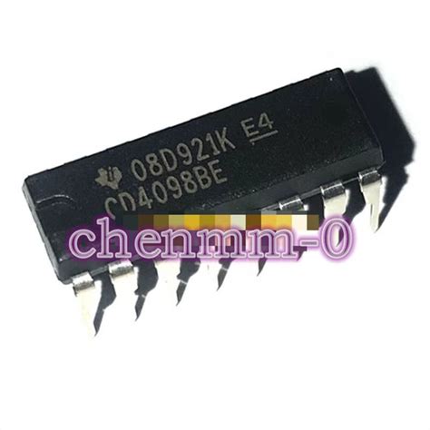 10pcs New Cd4098be Cd4098 Dip 16 Mx Ebay