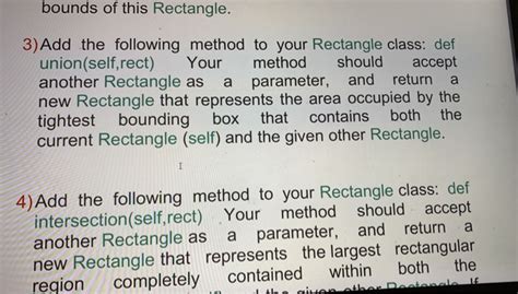 Solved 1 Write A Class Rectangle That Represents A
