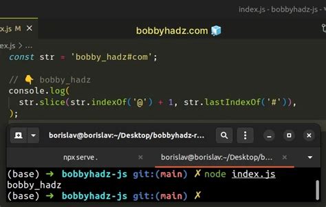 Get A Substring Between 2 Characters In JavaScript Bobbyhadz