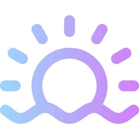 Sunset Super Basic Rounded Gradient Icon