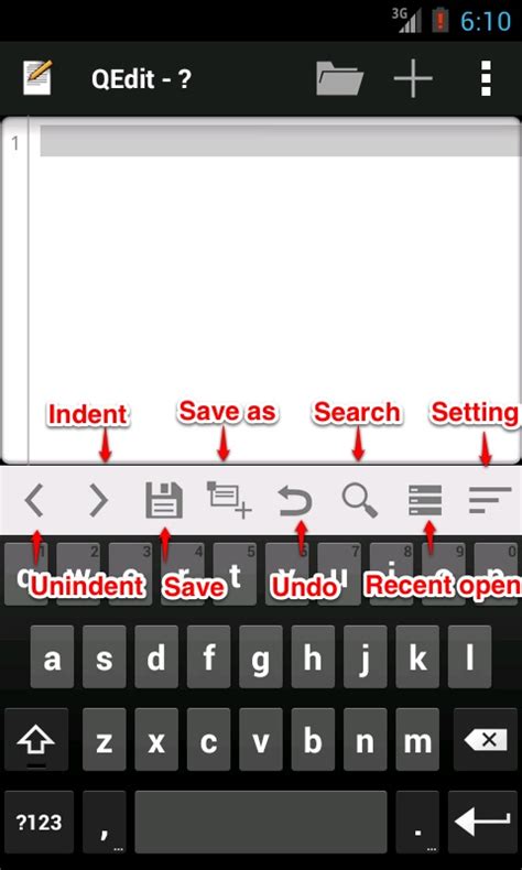 Qedit Code Editor Free Amazon De Appstore For Android