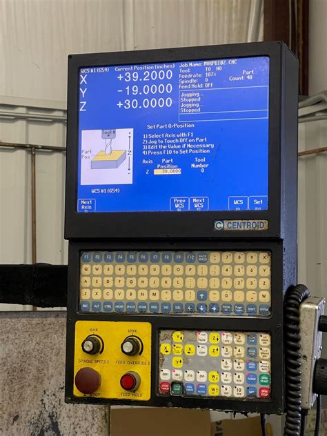 Millport Rhino M 60b Cnc Mill 1995 Centroid Cnc Control Tooling Included Revelation Machinery