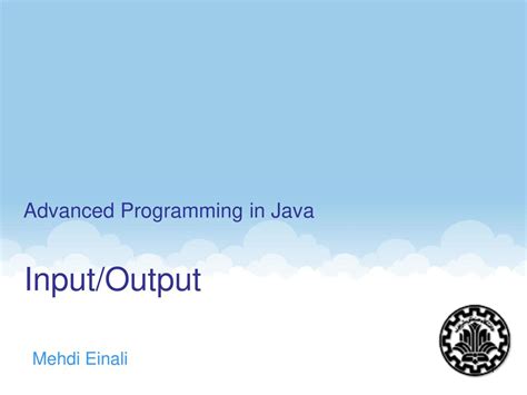 advanced programming in java ppt download
