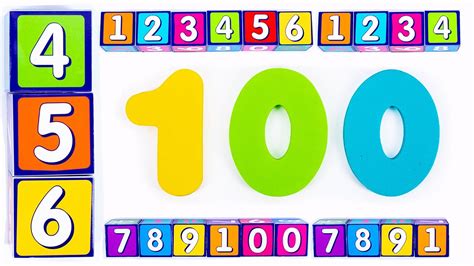 Пишем Числа от 1 до 100 на ярких Листочках Youtube