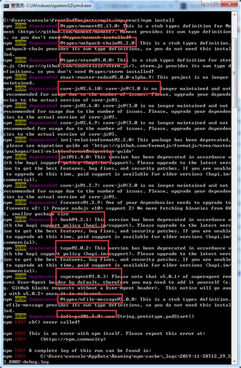 🧐 问题 安装v4，npm Create Umi 下来的是100，还这种警告 · Issue 5670 · Ant Designant Design Pro · Github