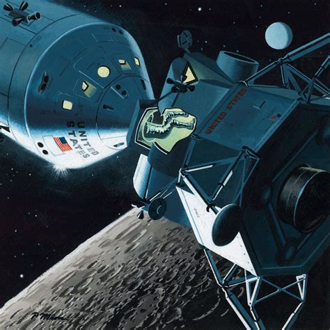 Apollo 11 See Our Vintage Moon Landing Illustrations