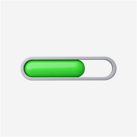 Green Progress Bar Loading Indicator 3d Render 67404532 Vector Art At
