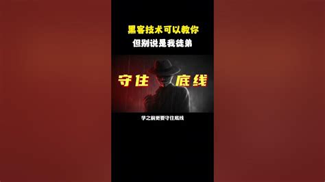 （教程主页领取）黑客技术可以教你，但别说是我徒弟！ 网络安全 计算机 黑客 编程 信息安全 youtube