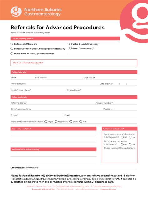 Fillable Online Procedure Request Form Endoscopic Ultrasound And Fax Email Print Pdffiller