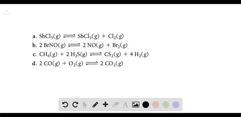 Write An Expression For The Equilibrium Constant Of Each Chemical