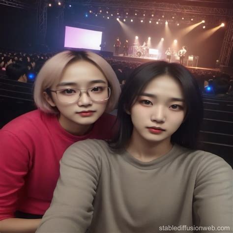 Light Show On Dark Stage Stable Diffusion Online