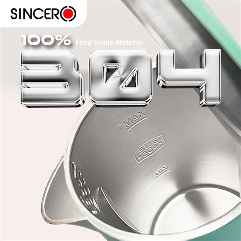 Sincero Stainless Steel 304 17l Electric Dual Layer Kettle Sjk Nw15a17