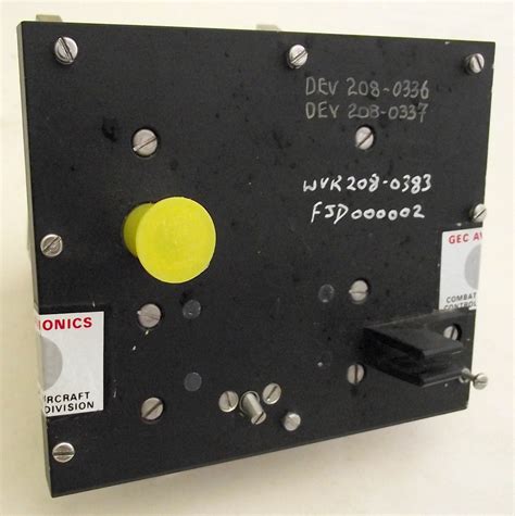 Gec Avionics Aeritalia Bodenseewerk Inisel Rochester Avionic Archives