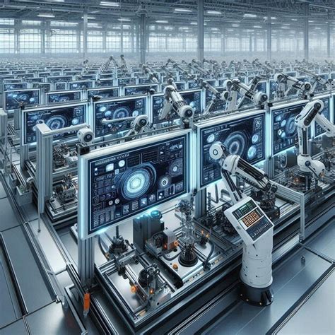 Assembly Line Premium Ai Generated Image