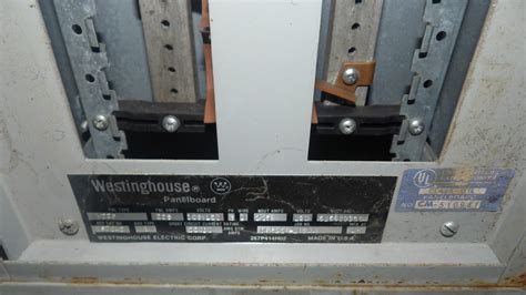 Westinghouse W22p 225a 208 120v 3 Phase 4 Wire Mlo Panelboard 1 Year