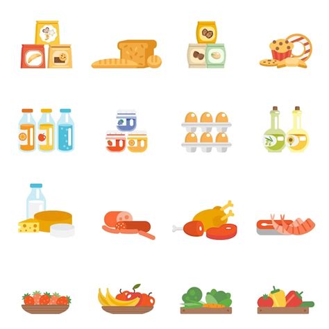 Vectores E Ilustraciones De Alimento Procesado Para Descargar Gratis