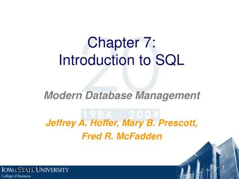 Ppt Chapter 7 Introduction To Sql Powerpoint Presentation Free Download Id3412342