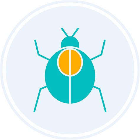 Cockroach Glyph Two Colour Circle Icon 38504567 Vector Art At Vecteezy