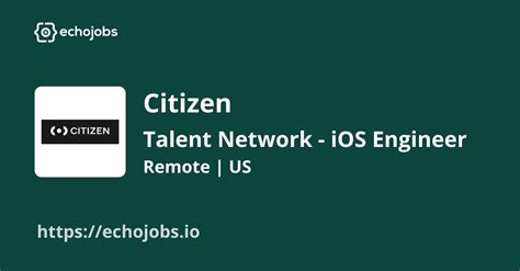 Citizen Is Hiring Talent Network Ios Engineer Remote Kotlin React Gcp Go Cassandra