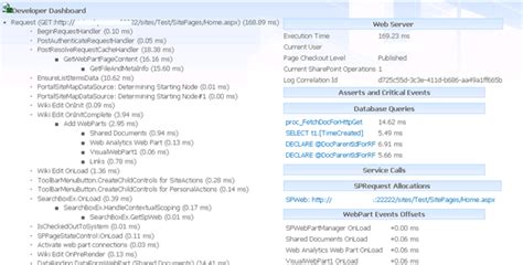 enable developer dashboard in sharepoint 2010